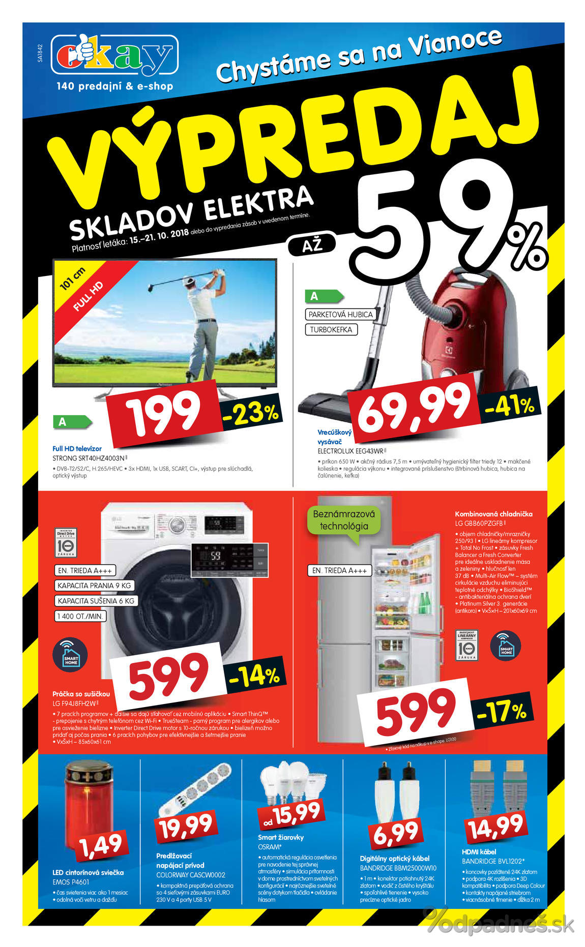 OKAY elektro leták platný do 21.10.2018 | Letákovo.sk