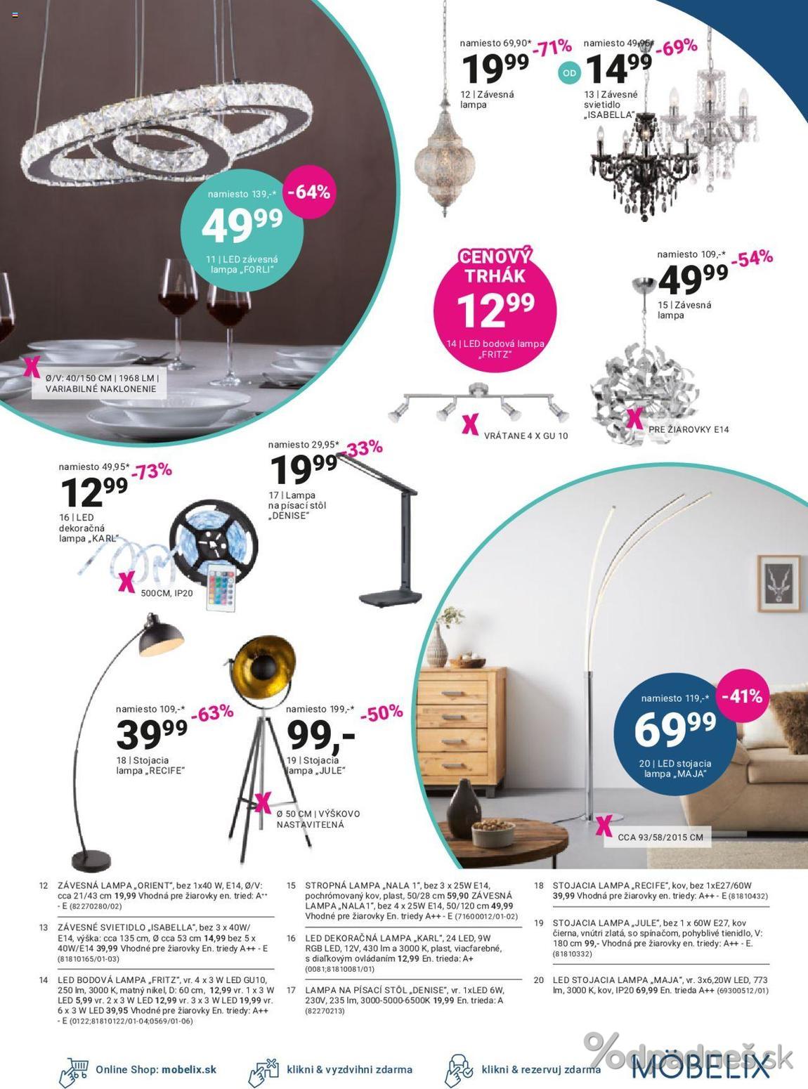 Mobelix leták platný do 20.9.2020 | Letákovo.sk