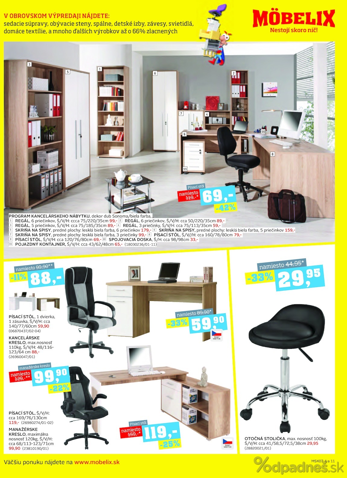 Mobelix leták platný do 8.7.2014 | Letákovo.sk