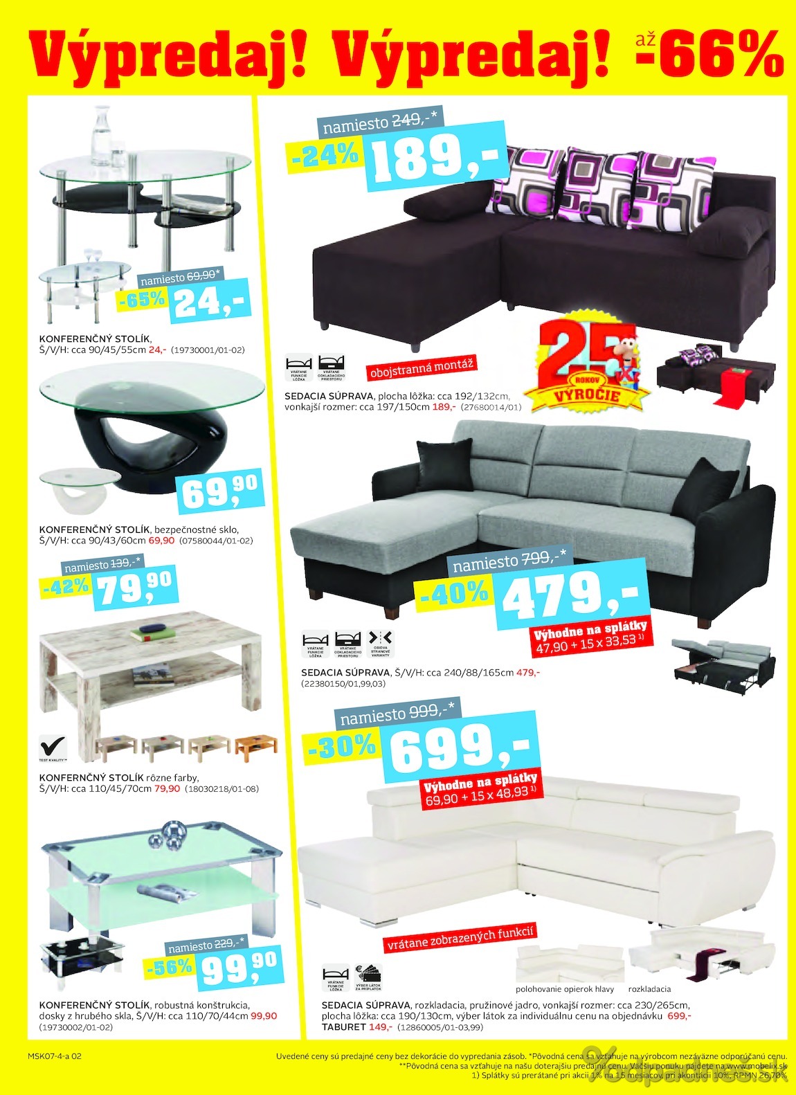 Mobelix leták platný do 8.7.2014 | Letákovo.sk