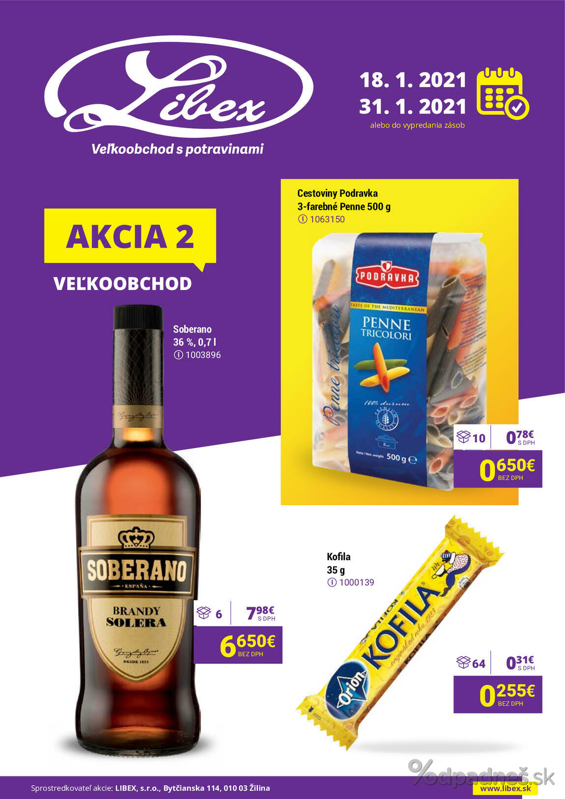 Libex leták platný do 31.1.2021 | Letákovo.sk
