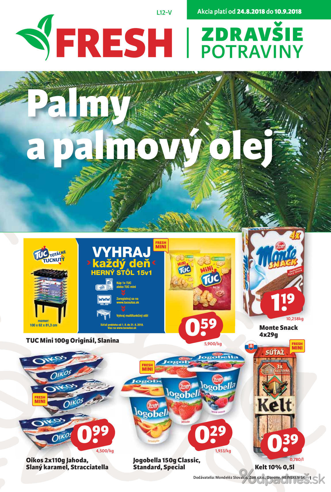 Fresh leták platný do 10.9.2018 | Letákovo.sk