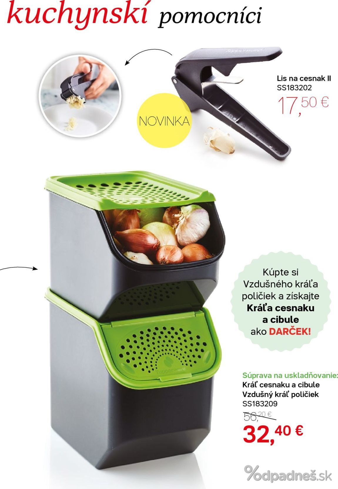 Tupperware leták platný do 2.9.2018 | Letákovo.sk